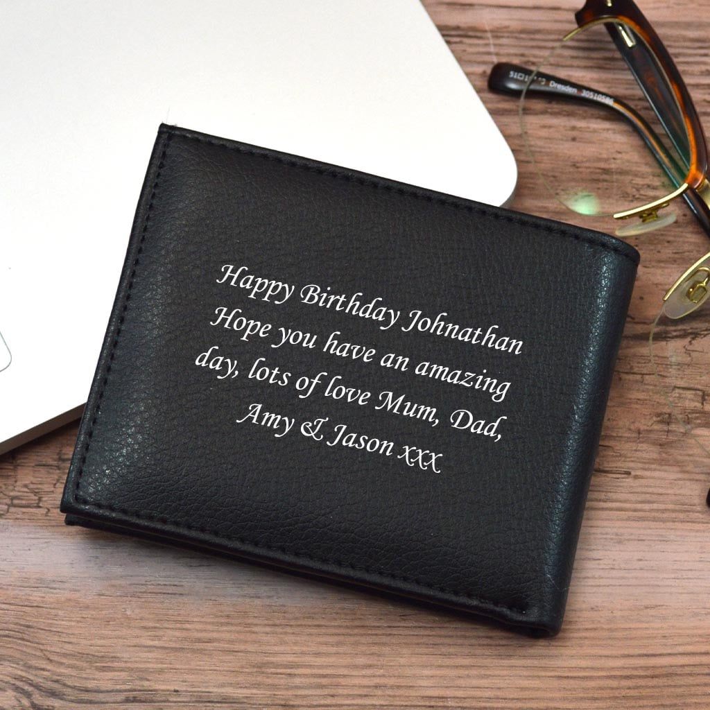 Personalised Manchester City Wallet with Club Badge - GiftsOnline4U