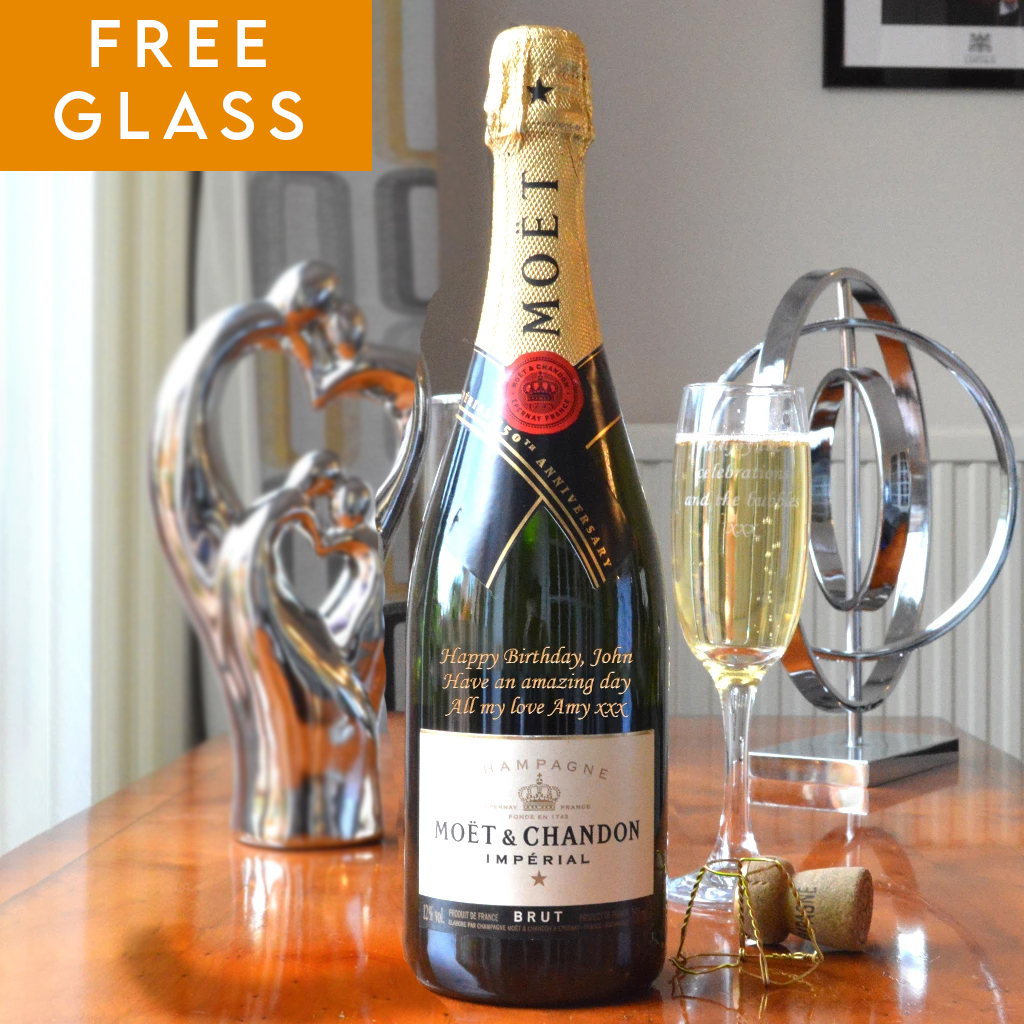 Personalised Moet - Luxury Champagne Gifts Online