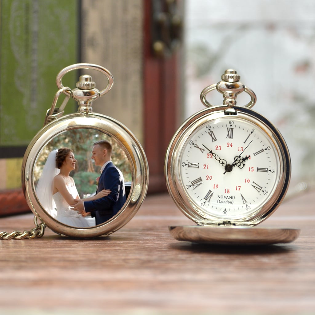 Personalised Photo Pocket Watch - GiftsOnline4U