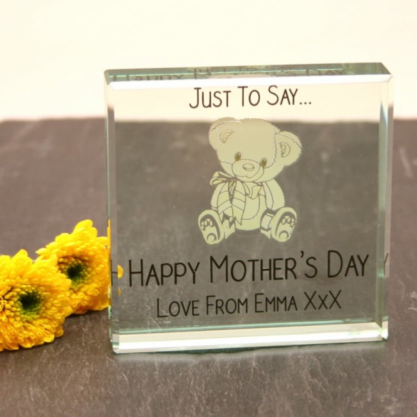 Personalised Glass Block Just To Say Design - GiftsOnline4U