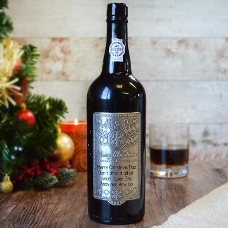 Personalised Birthday Port With Ornate Label - GiftsOnline4U