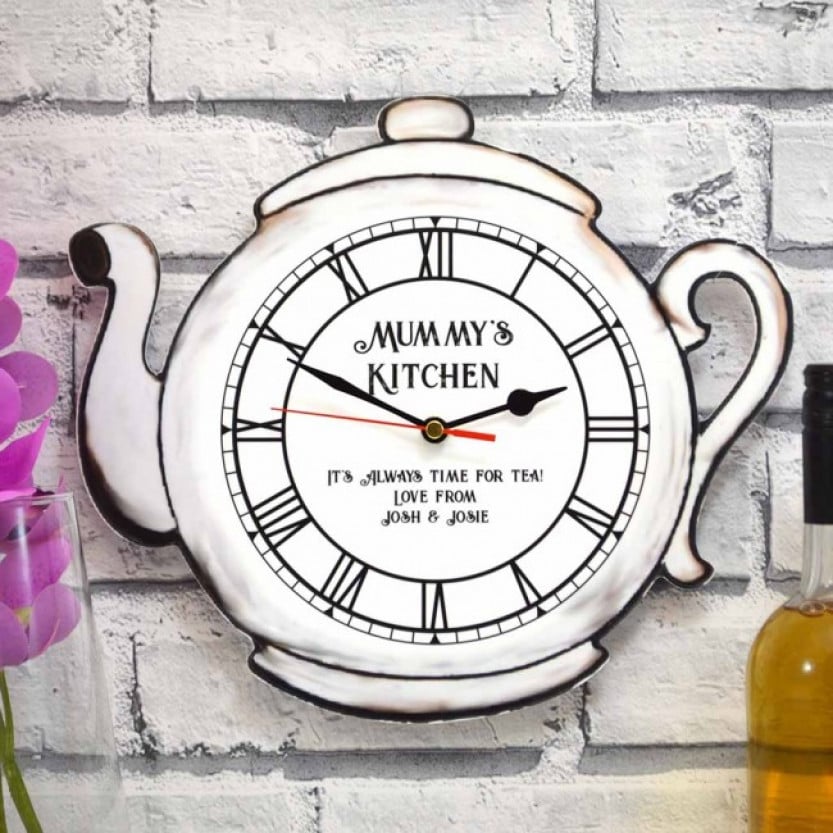 Personalised Clock Tea Pot Design