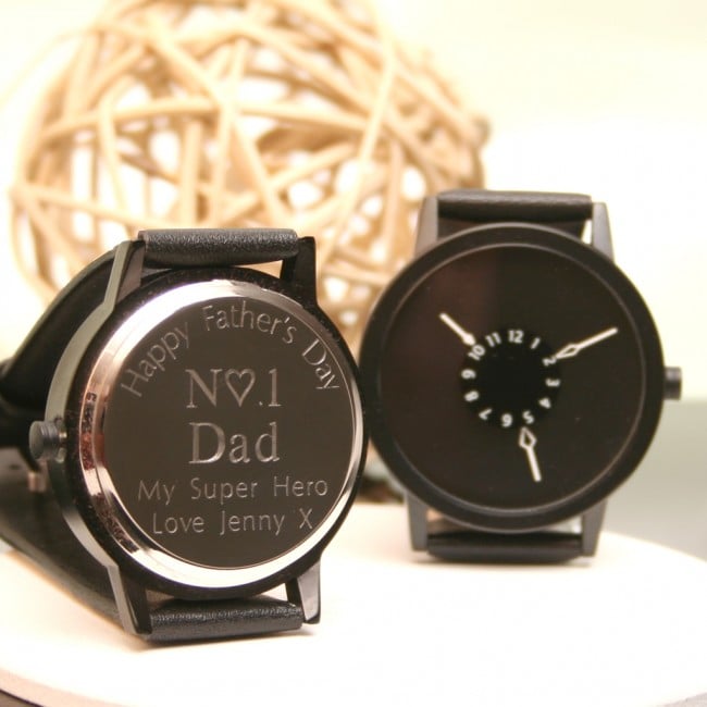 Engraved Wrist Watch For Dad - GiftsOnline4U