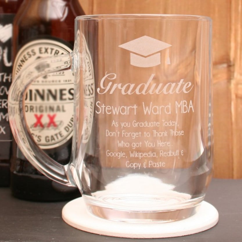 Personalised Graduation Tankard