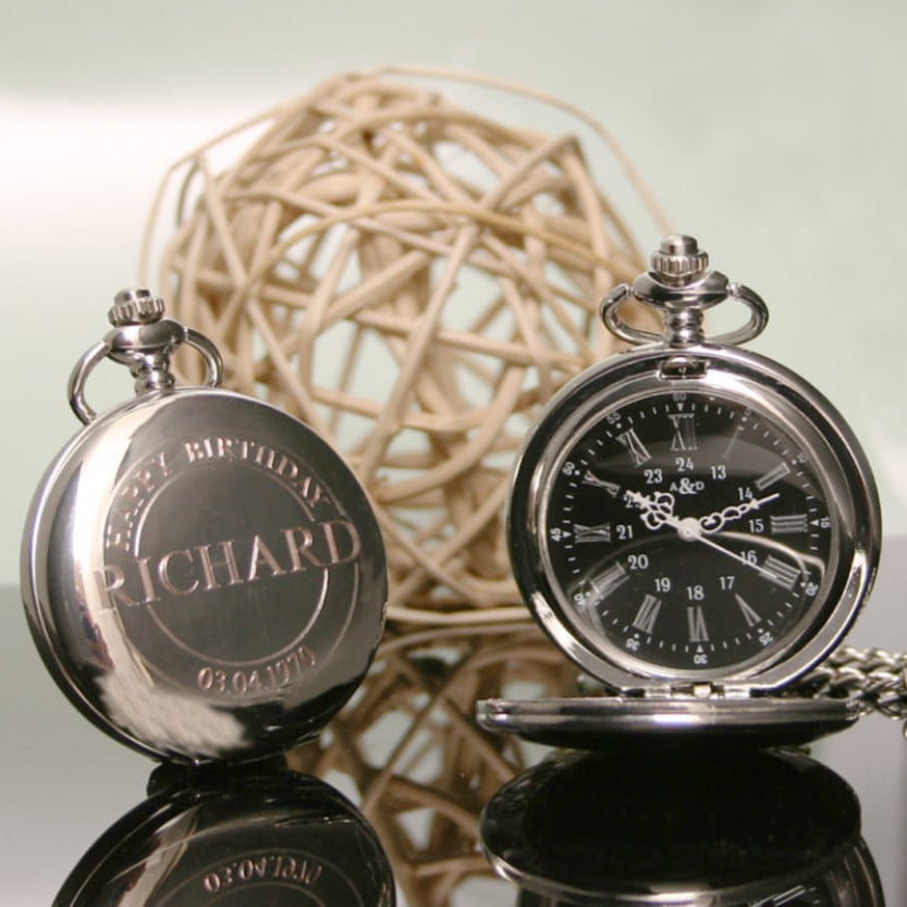 Engraved 18th Birthday Gift Pocket Watch - GiftsOnline4U