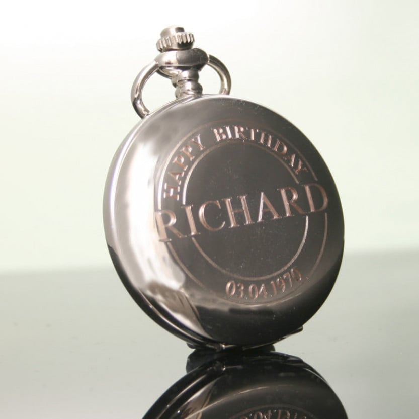 Engraved 18th Birthday Gift Pocket Watch - GiftsOnline4U