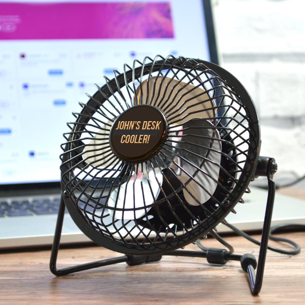 Personalised USB Desk Fan