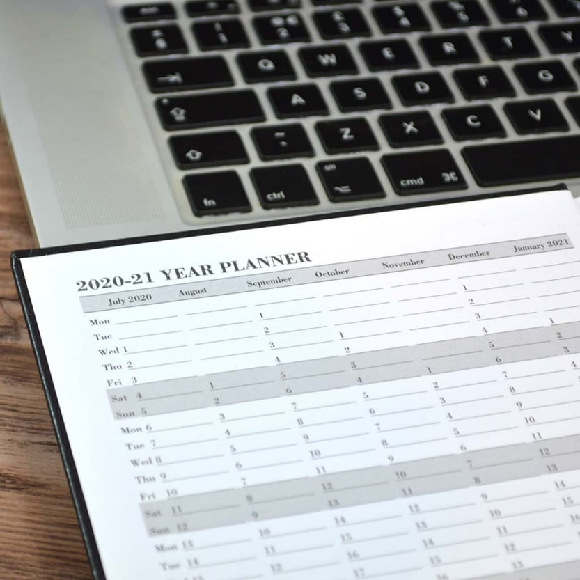 Personalised Planner 2020-2021 Colourful Design