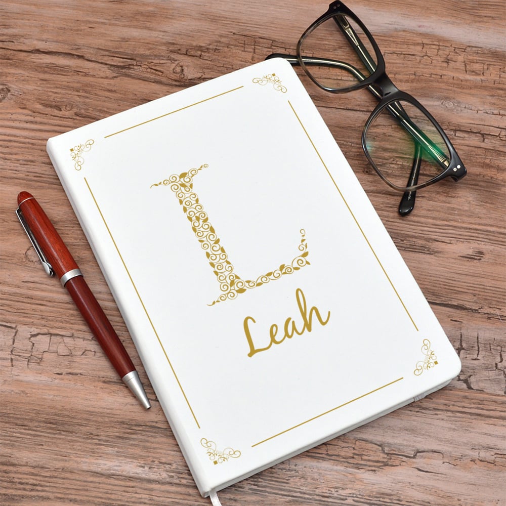 Personalised Ornate Initial Journal