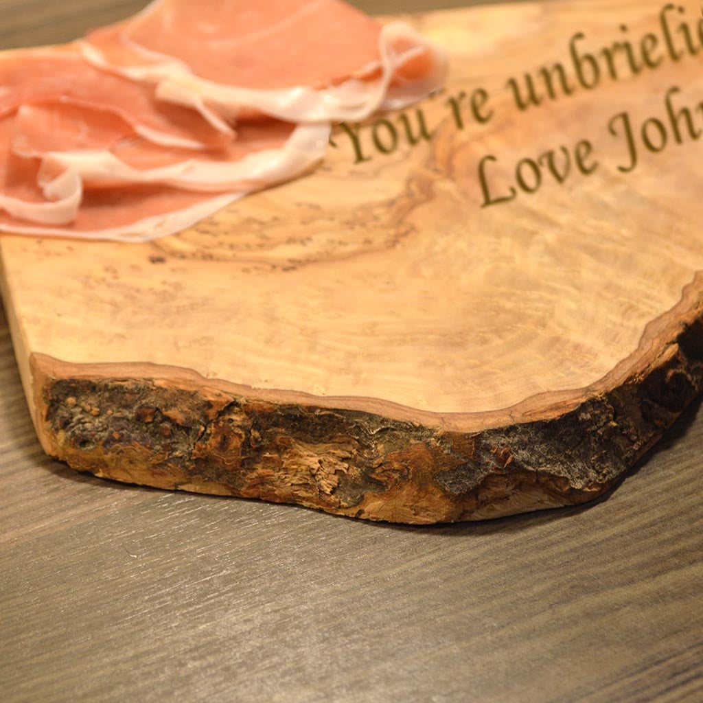 Personalised Rustic Wooden Chopping Board - GiftsOnline4U