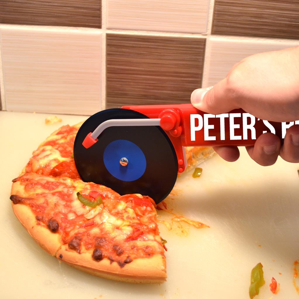 Personalised Record Pizza Cutter - GiftsOnline4U