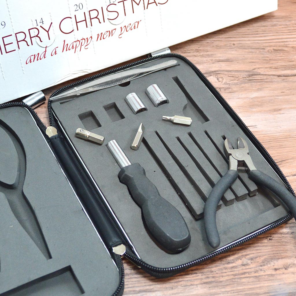 Personalised Advent Calendar Tool Set Gift