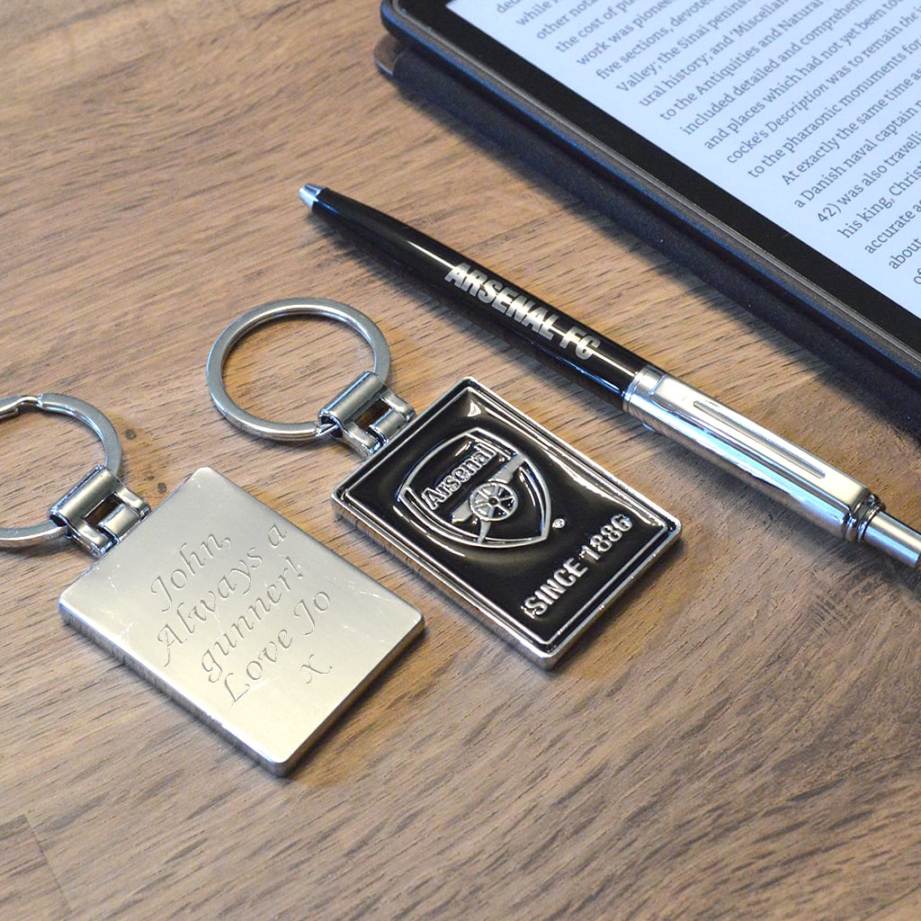Personalised Arsenal Pen and Keyring Gift Set - GiftsOnline4U