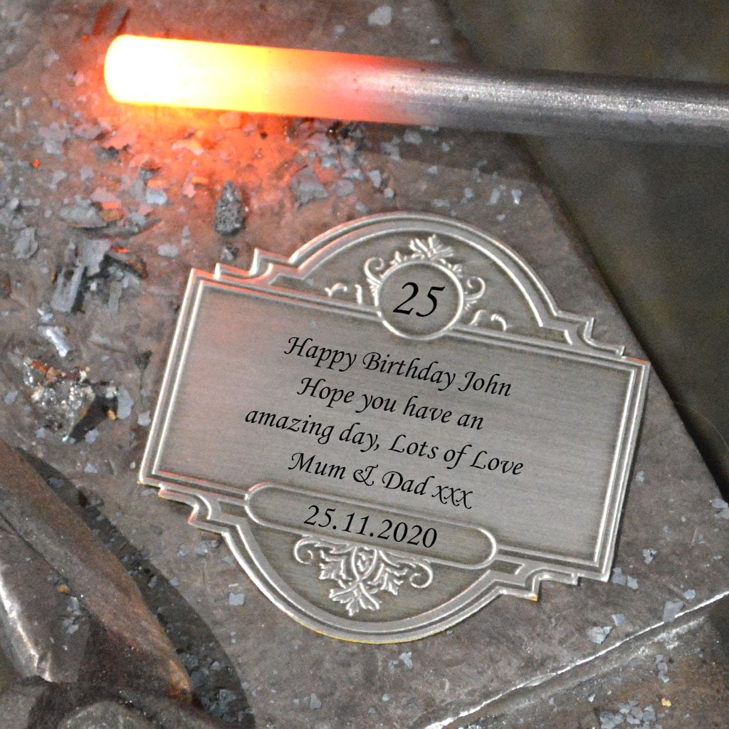 Personalised Ruby Port Birthday Pewter Label - GiftsOnline4U