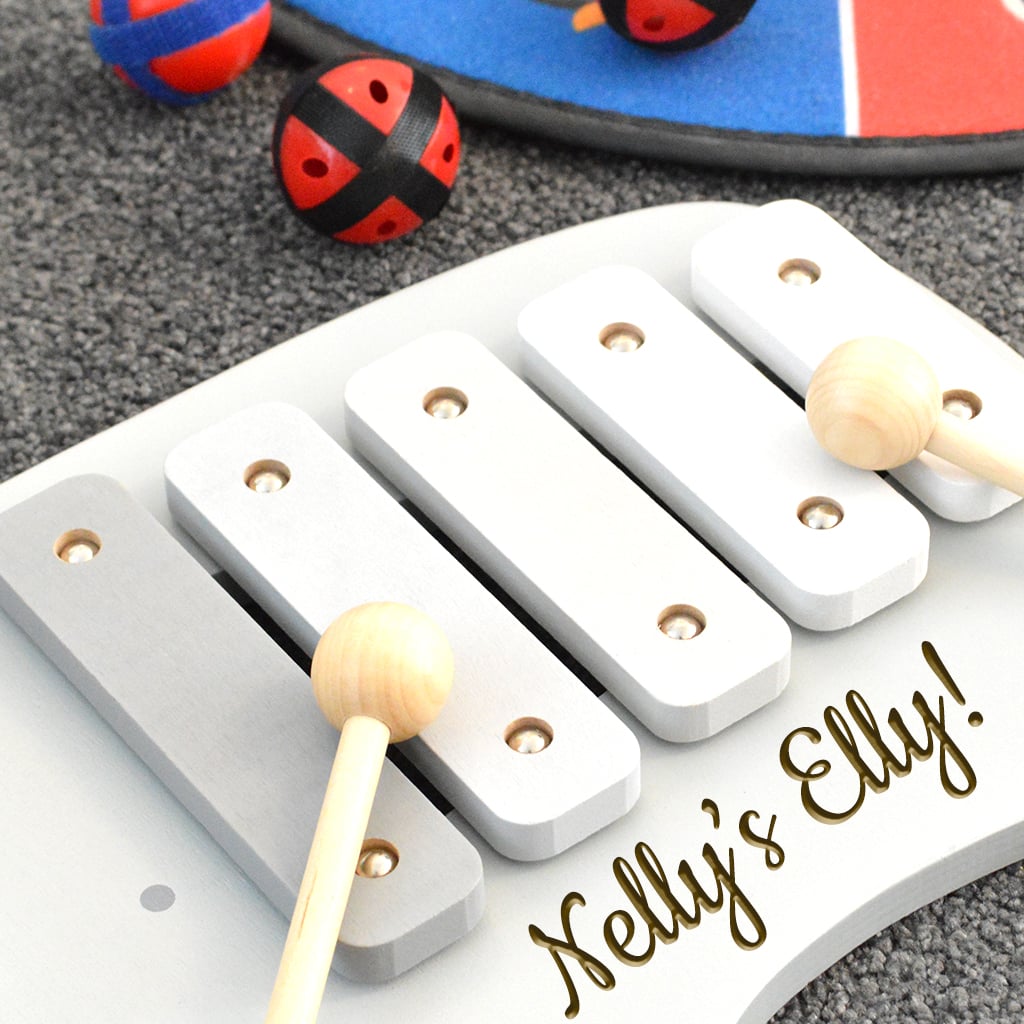 Personalised Wooden Elephant Xylophone - GiftsOnline4U