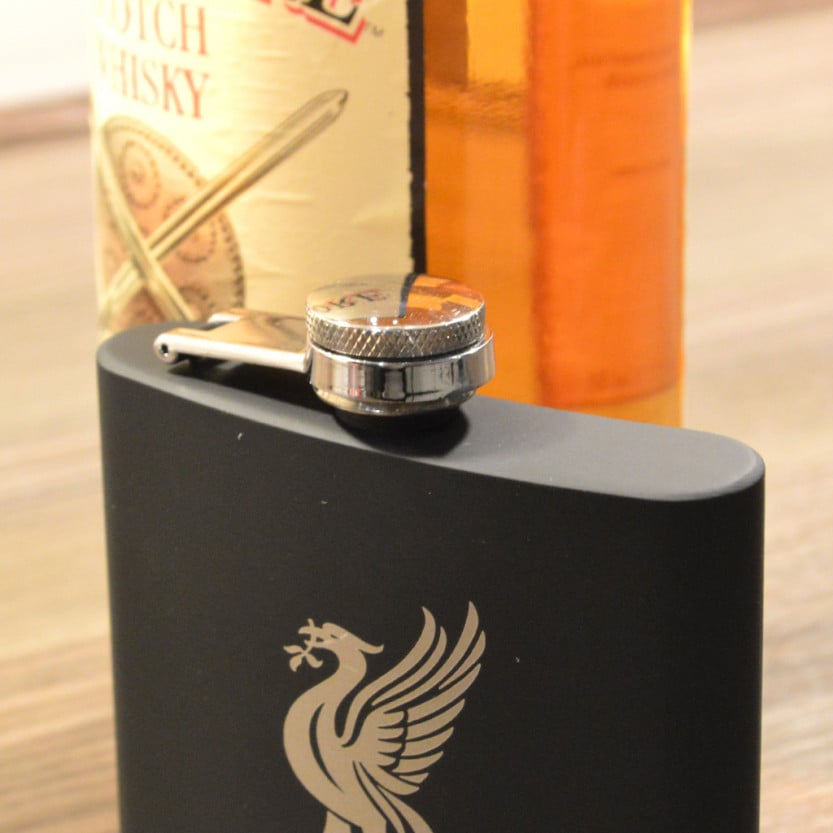 Personalised Liverpool FC Hip Flask - GiftsOnline4U