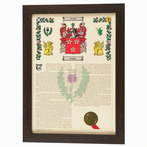 Personalised Framed Family History Scroll - GiftsOnline4U
