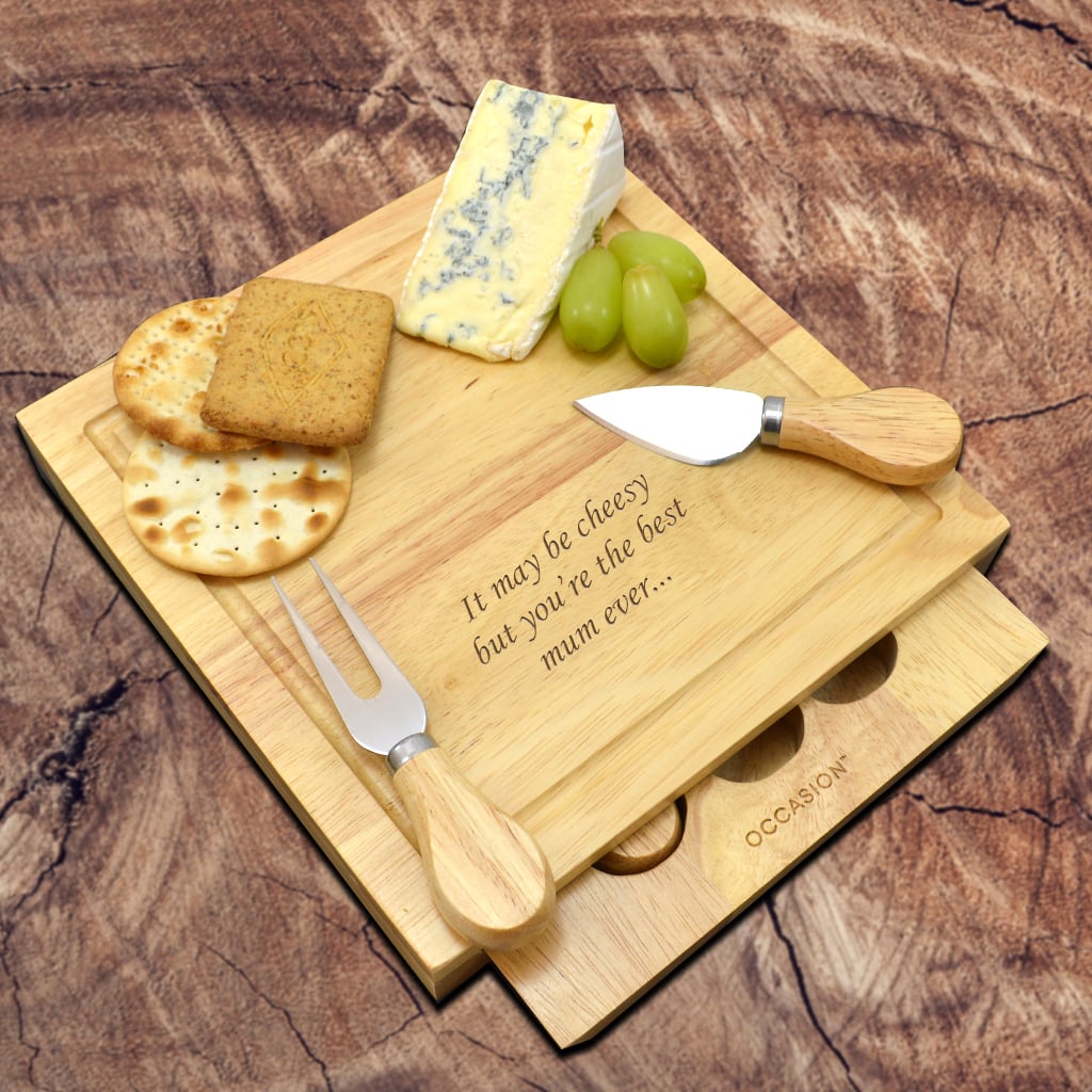 Personalised Cheeseboard With Message - GiftsOnline4U