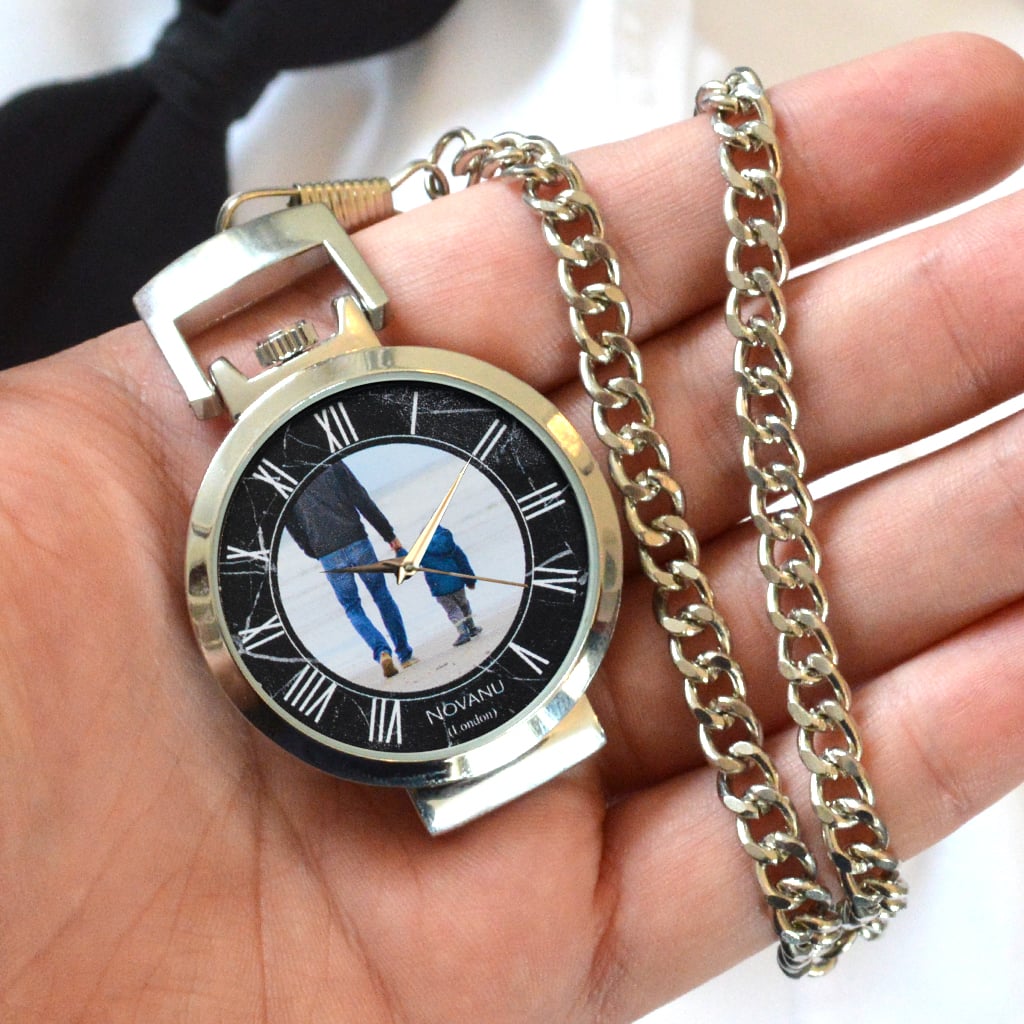 Multifunctional Personalised Fathers Day Watch With Your Photo ...