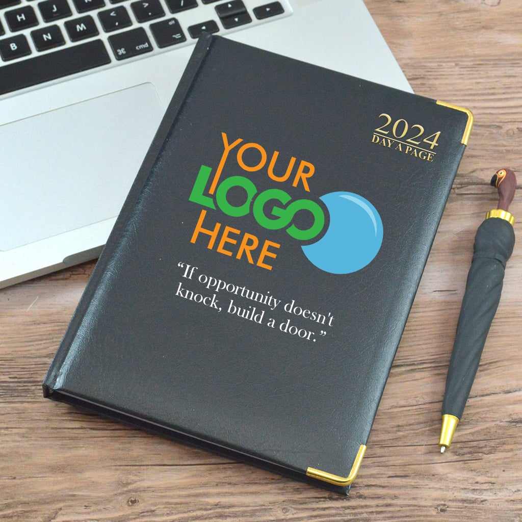 Personalised 2024 Diary With Your Logo - GiftsOnline4U