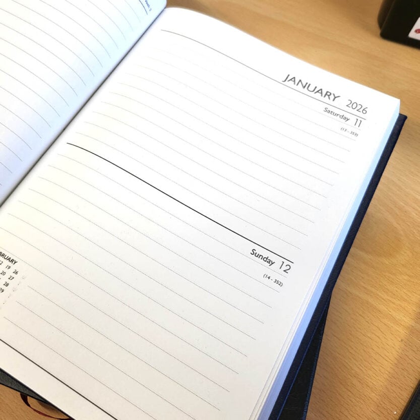 Personalised 2026 Diary With Your Logo - GiftsOnline4U
