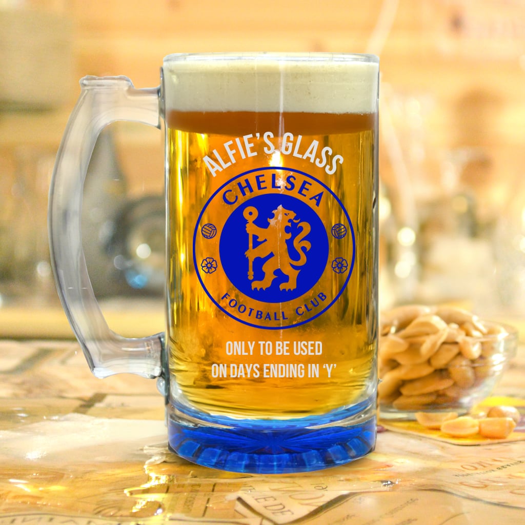 Engraved Chelsea Pint Glass Tall Tankard - GiftsOnline4U
