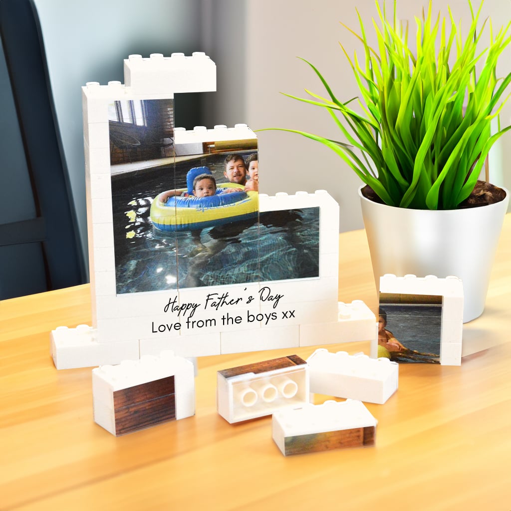 Personalised Lego-Style Puzzle Photo Block - GiftsOnline4U